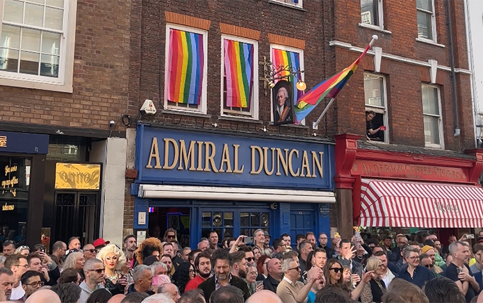 London’s LGBTQ+ community marks 25 years since the Admiral Duncan was ...